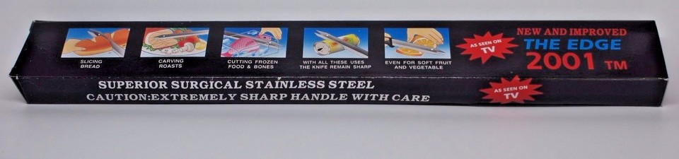 Original Edge 2001 Stainless Carve Serrated Sharpest Knife(as seen on ...