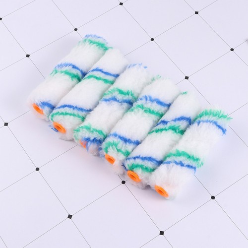 24 Pcs Paint Roller Brush House Painting Rollers Stick Mini Cover ...