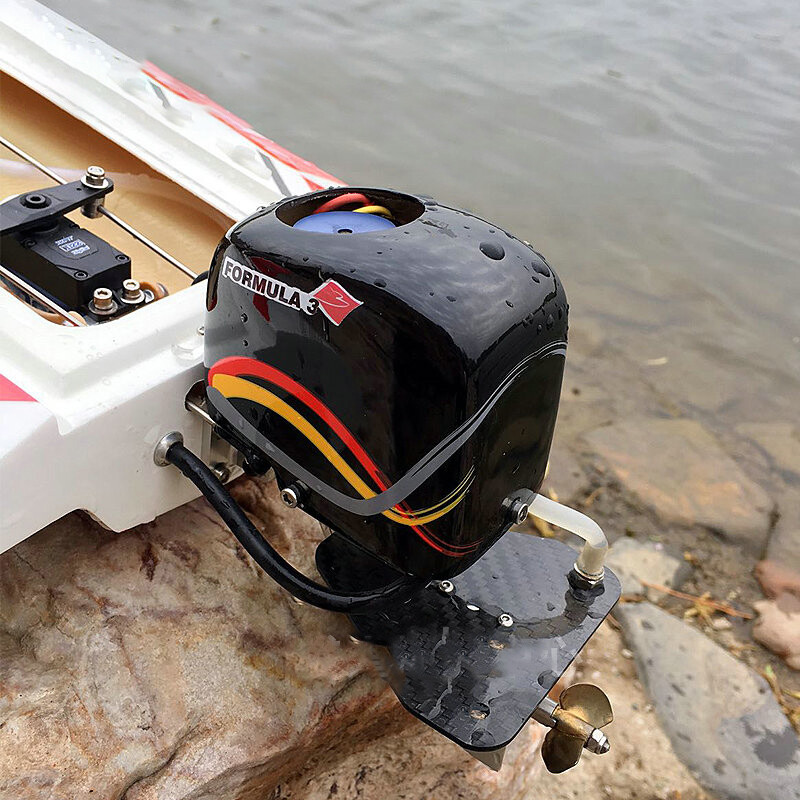 RC Boat Yacht Outboard Motor Engine CNC Propeller Thrust Tail Drive ...