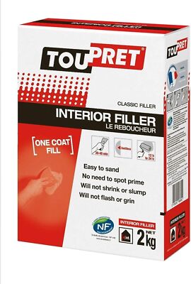 2kg Toupret Intérieur Réservoir Le Reboucheur Facile À Sable Et Très ...