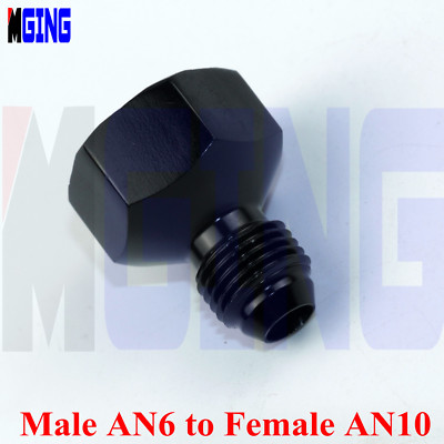 Male an6 To an10 Female NPT Tank Reducer Fuel Fitting Adaptor ...