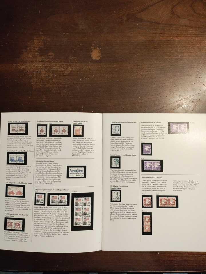 The United States Postal Service Mint Set of 1981 Definitive Stamps ...