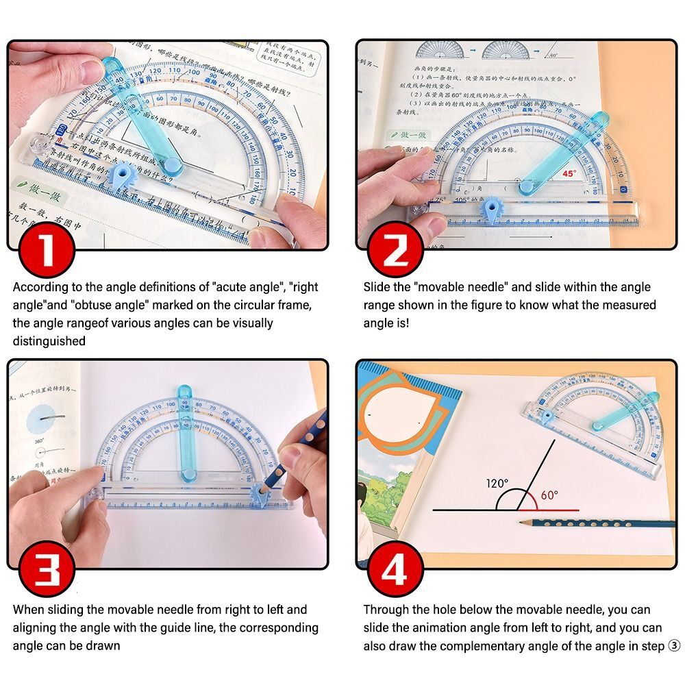 Draw Circle Tool Mathematics Teaching Aids Multi-Function Compasses ...