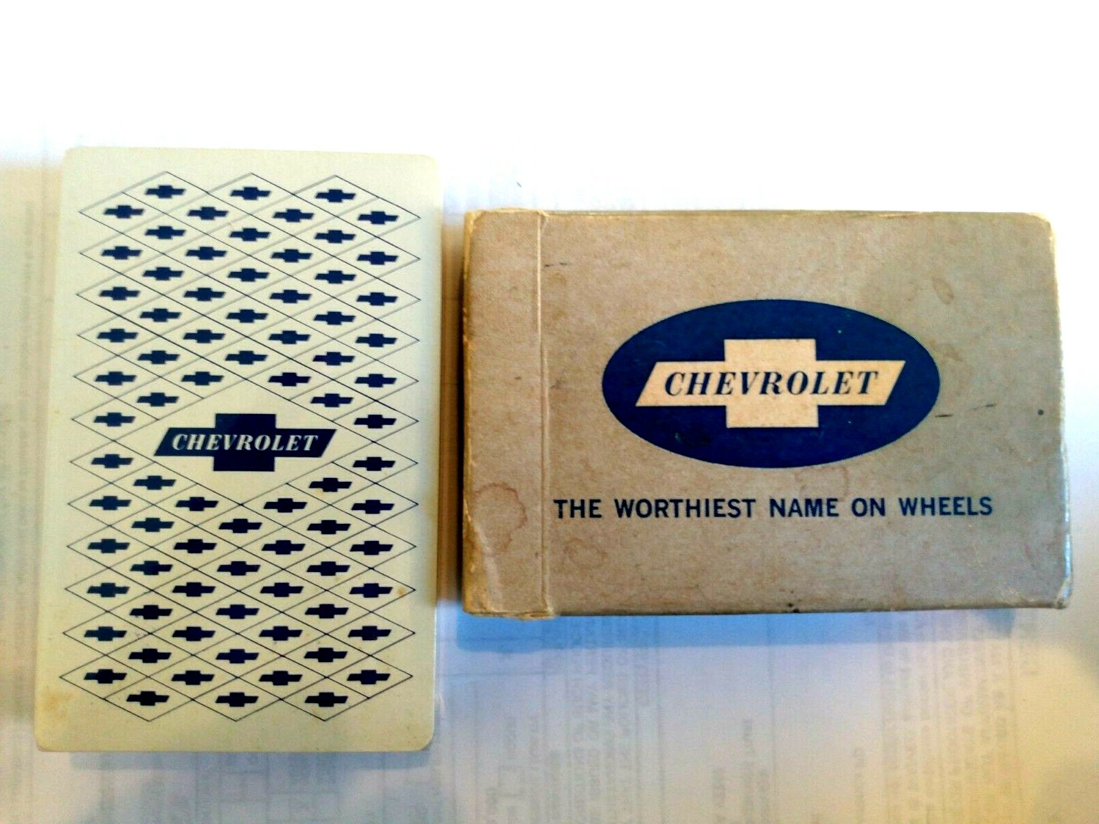 1963 NOS CHEVROLET CORVETTE IMPALA NOS PLAYING CARDS (DEALER ...