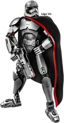 Lego 75118 Star Wars Figure Captain Phasma complet + notice de 2016 ...