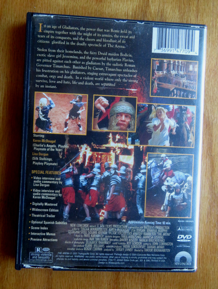 The Arena DVD Karen McDougal, Lisa Dergan 736991477094 | eBay