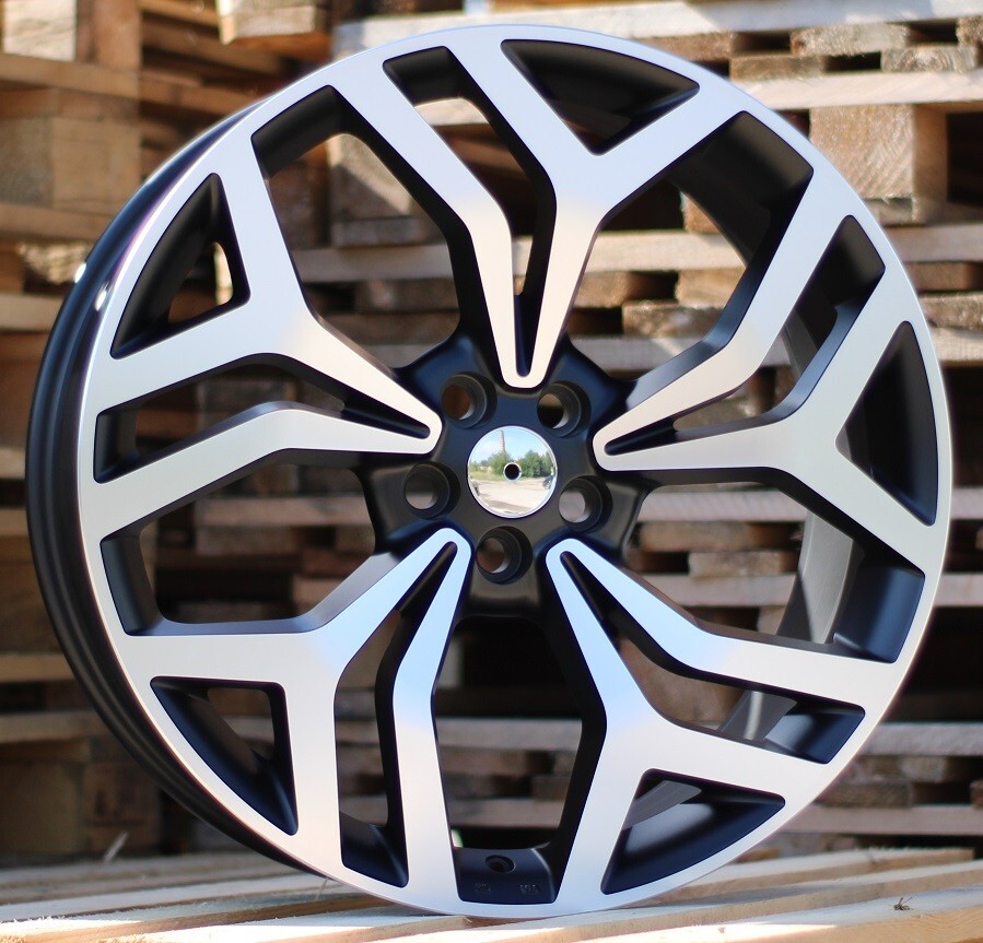 4 x 21 Inch 5x108 Black Matt Polished Wheels: Fits For Range Rover ...