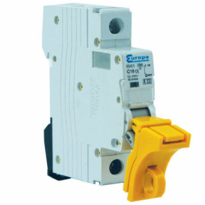 Europa MCB Lock Pack of 3 Locks MCBs RCBOs RCCBs Main Switch Lock Off ...