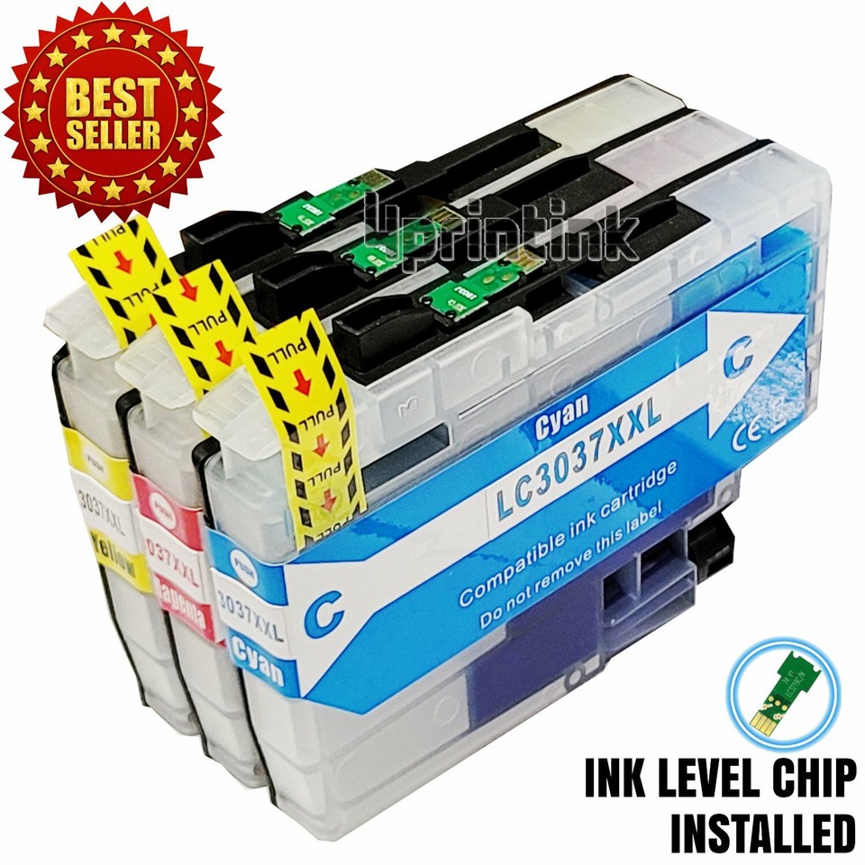 Ink Cartridges for Brother LC3037 LC-3037 XXL MFC-J5845DW MFC-J5945DW ...
