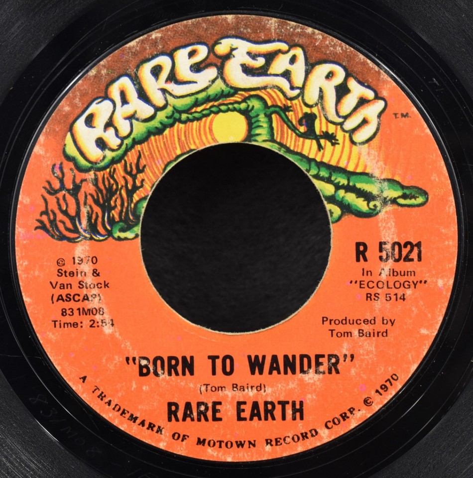Rare Earth 45 RPM "Born To Wander/Here Comes The Night" Motown 1970 VG+ | eBay
