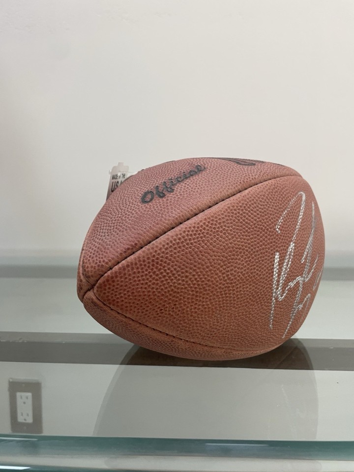 Peyton Manning Signed NFL Wilson Official Football Weston Sports COA | eBay