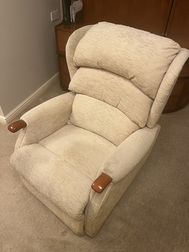 HSL Linton Petite Dual Rise & Recline Chair Patchwork Oyster B79 ...