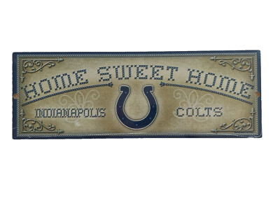 New NFL Indianapolis Colts Wood Wall Sign 17"×6" | eBay