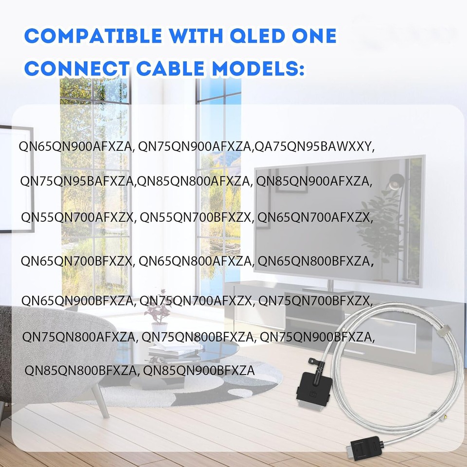 One Connect Cable for 75" Class QN800C Neo QLED 8K Smart TV QN900C ...