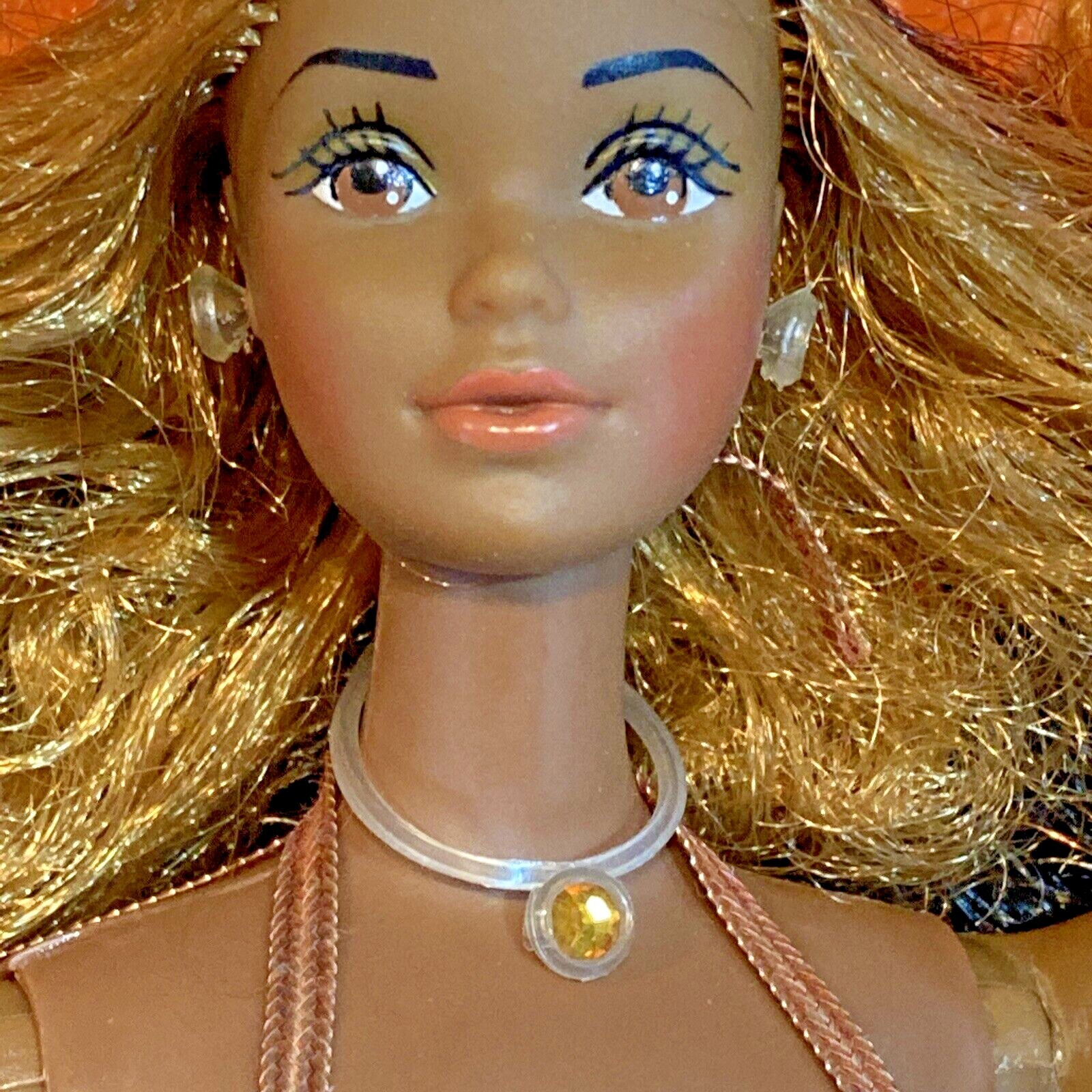 Vintage Mattel Christie Golden Dream Superstar AA Rare Barbie Doll NIB ...