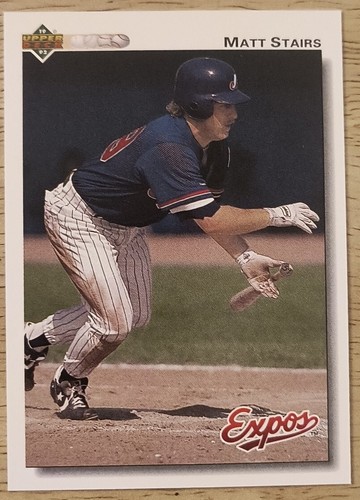 1992 Upper Deck Montreal Expos #786 Matt Stairs Rookie | eBay