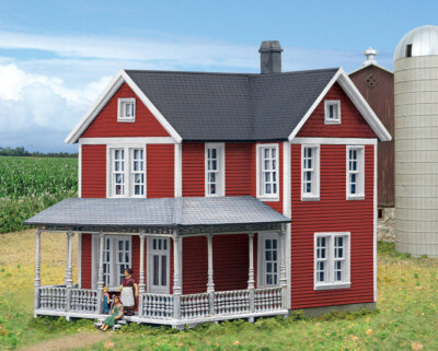 Walthers Cornerstone HO Scale Building/Structure Kit Cottage Grove Farm ...