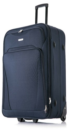 26" Medium Lightweight Suitcase Expandable Luggage Trolley Bag 65 ...