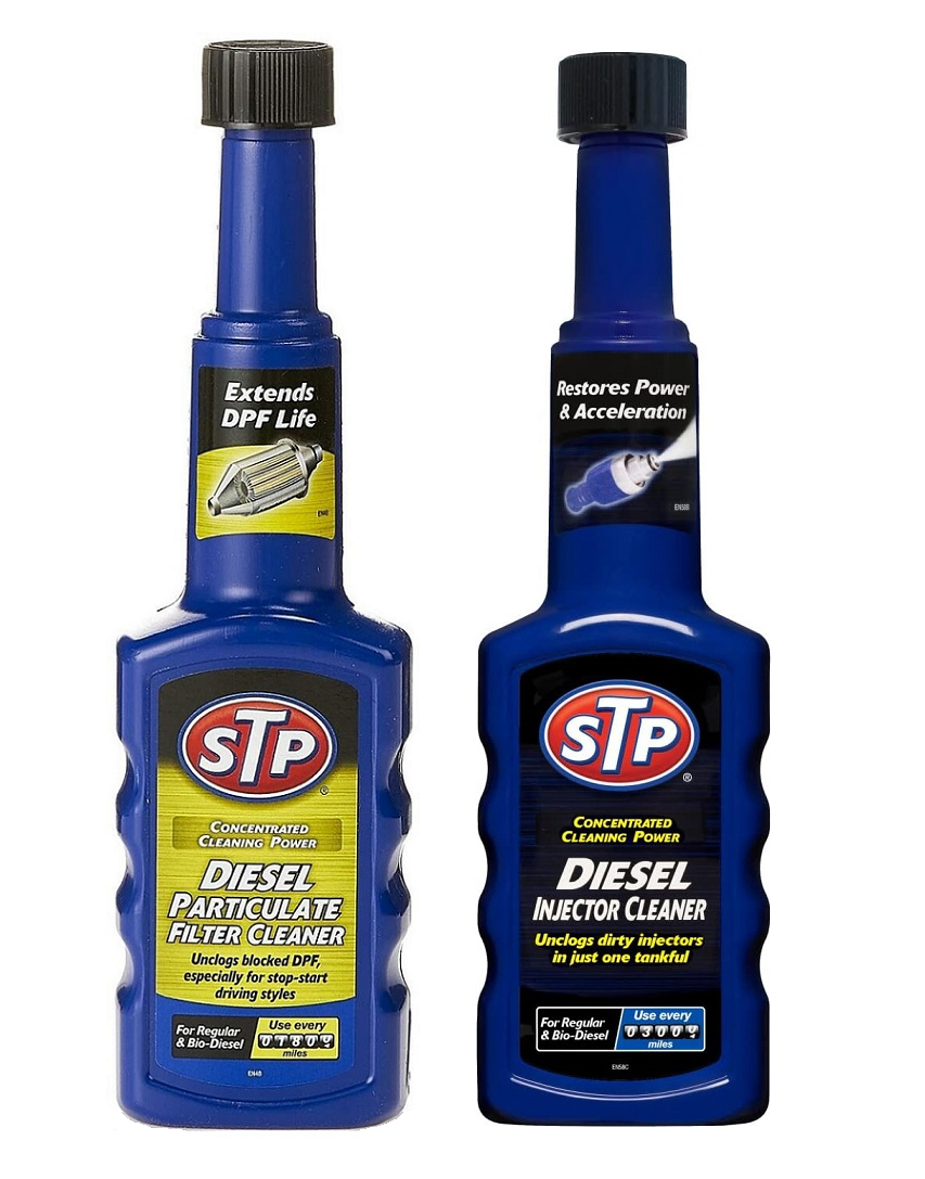 STP DIESEL INJECTOR CLEANER AND PARTICULATE FILTER CLEANER 200ML EACH ...