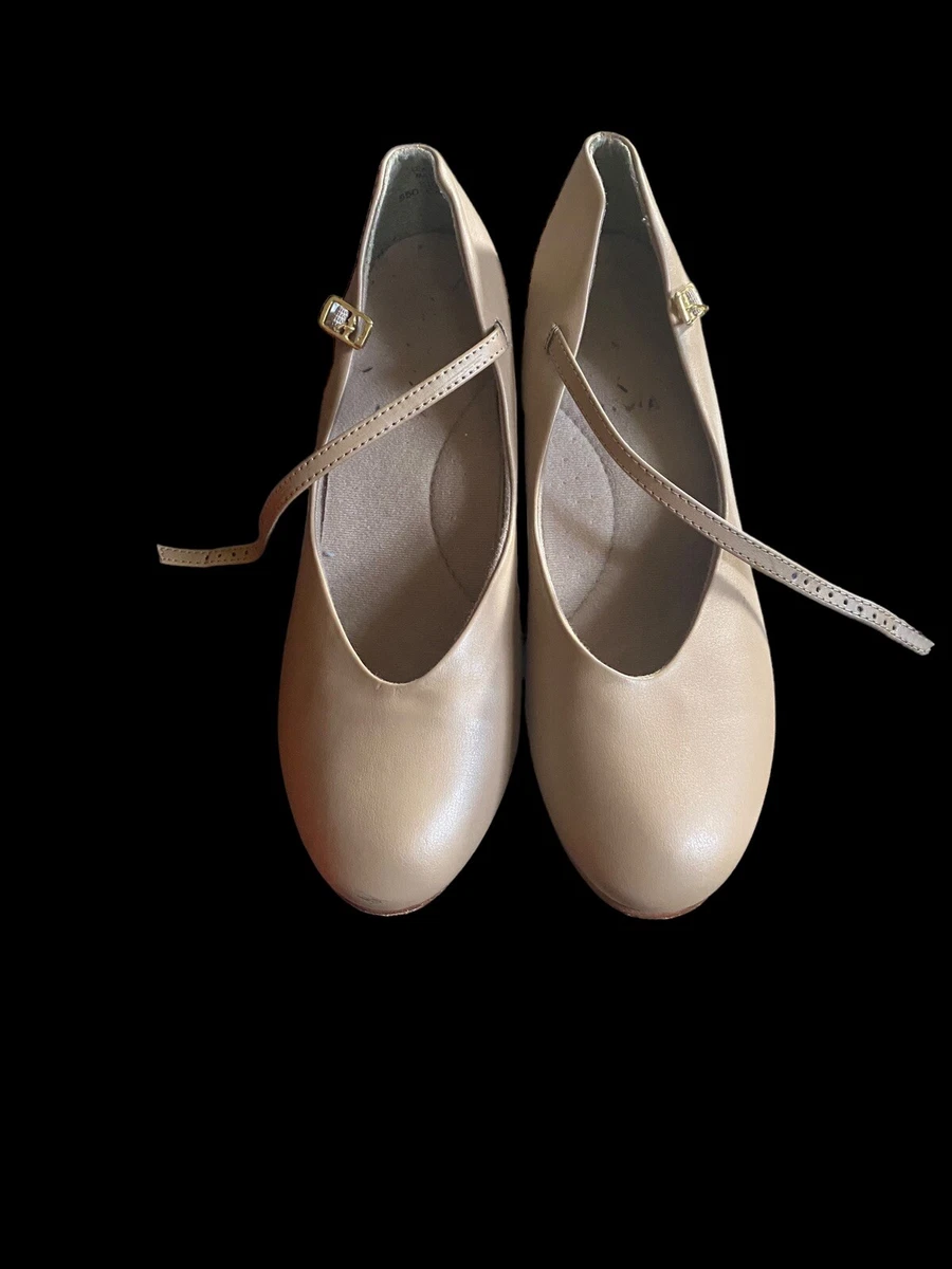 Tan Character Tap Shoes