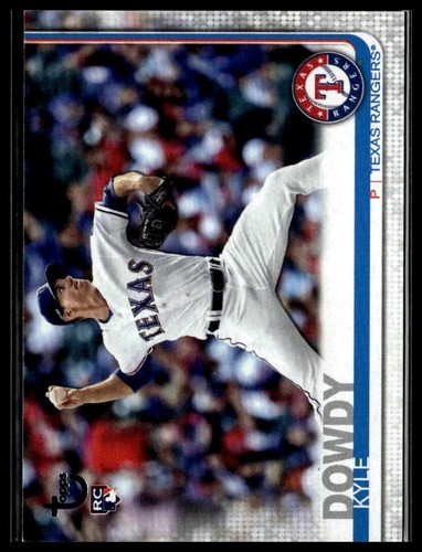 2019 Topps Update US229 Kyle Dowdy Texas Rangers Vintage Stock 02/99 ...