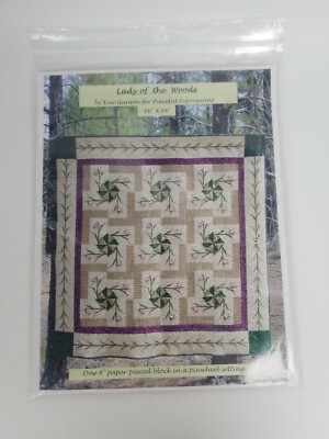 "Lady of the Woods" Paper Piecing Quilt Pattern Eric Gunson Pieceful ...