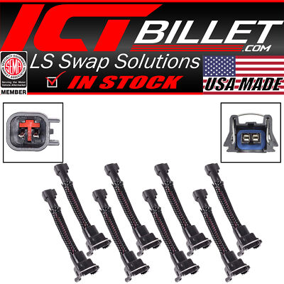 Wire Harness Adapter Compatible with USCAR EV6 Harness Jetronic EV1 ...