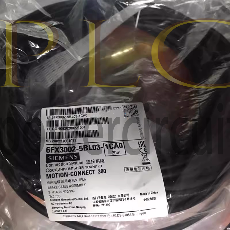1PCS NEW SIEMENS V90 Brake Cable 6FX3002-5BL03-1CA0 20M. | eBay