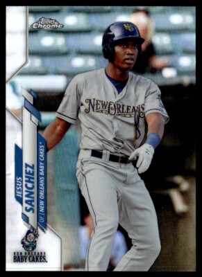 2020 Topps Pro Debut Refractor Jesus Sanchez /99 New Orleans Baby Cakes ...