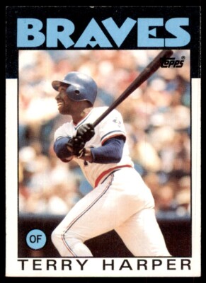 1986 Topps Baseball Card Terry Harper A Atlanta Braves #247 | eBay