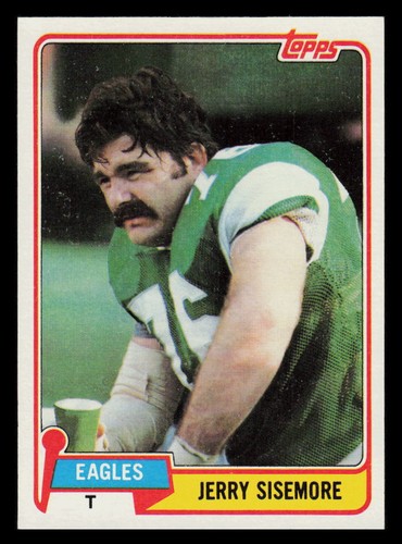 1981 Topps Jerry Sisemore #112 Philadelphia Eagles LOW GRADE Card | eBay