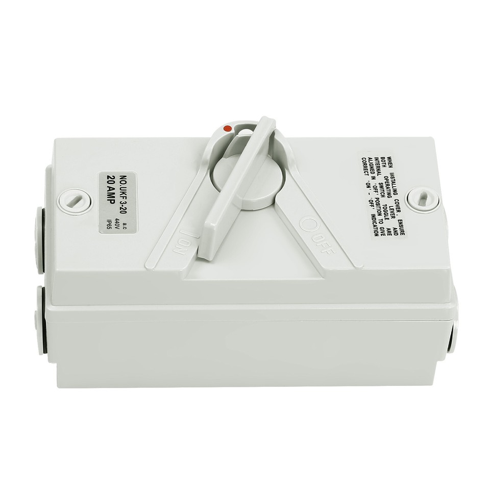 440V 3 Pole Isolation Switch Wall Mounted Electrical System Ip65 Indoor ...