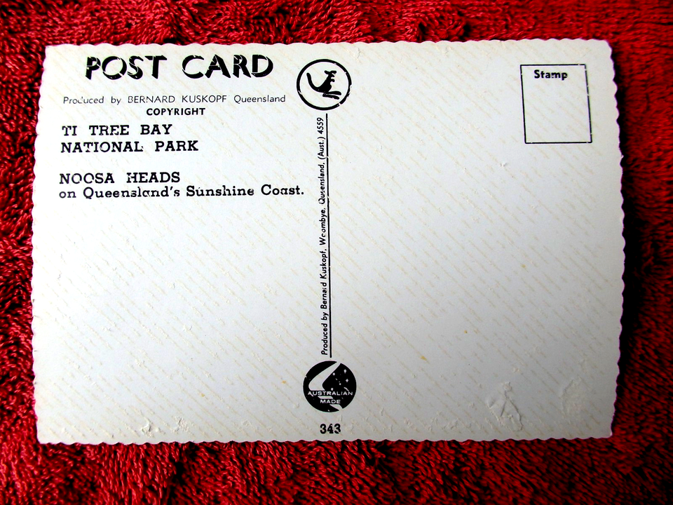TI TREE BAY NATIONAL PARK NOOSA HEADS QLD 1980 COLOUR POSTCARD [549 ...