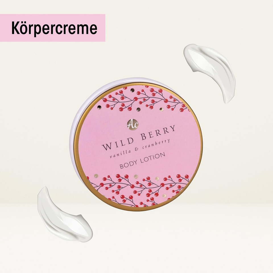 - Set Doccia Da Donna Wild Berry in Cestini in Erba Marina, Set Da ...