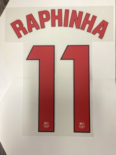 FC Barcelona Raphinha 11 Away Kit 24/25 Authentic Soccer Name Set | eBay