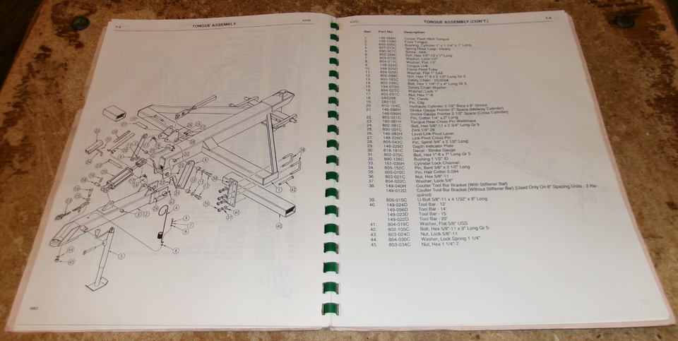 1992 great plains center pivot hitch owners manual good used | eBay