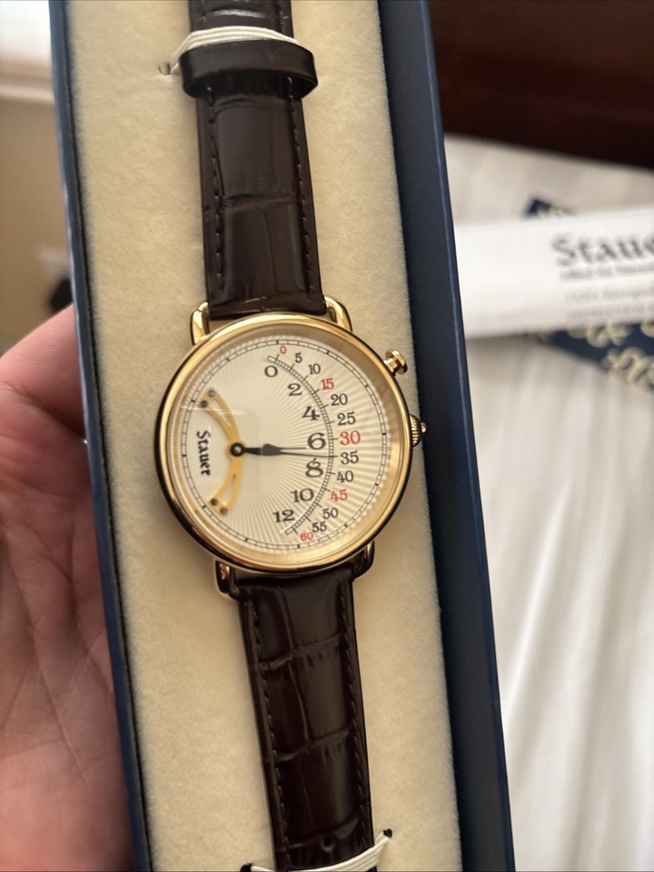 Stauer 1920s Retrograde Watch Quartz Movement Stainless Steel Case NEW ...