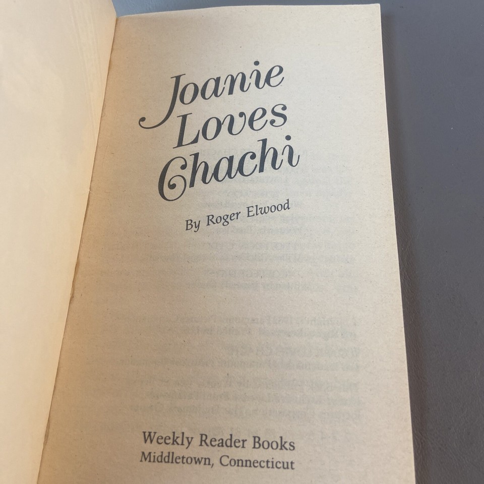 Joanie Loves Chachi Book 1982 Softcover Happy Days TV-TIE IN | eBay