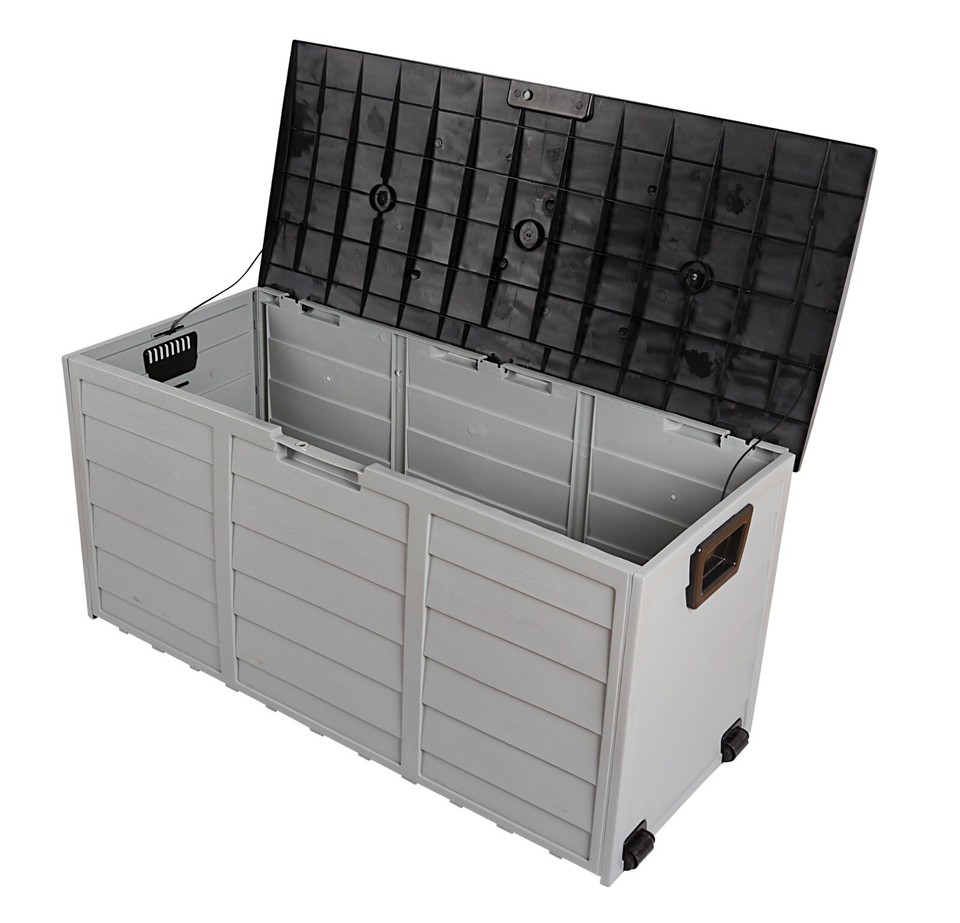 Outdoor Garden Storage Chest Cushion Box Waterproof 290L Waterproof ...