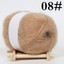 25g Wool Yarn Mohair Plush Crochet Hand Knitting Cashmere Yarn Eco-dyed ...