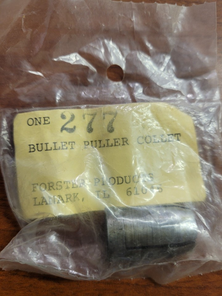 Forster Bullet Puller Collet Multiple sizes available *YOU PICK* | eBay