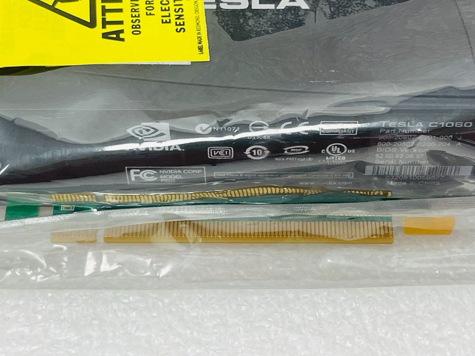 OPEN BOX Nvidia TESLA C1060 Graphics Card / 30 DAY WARRANTY - FREE ...