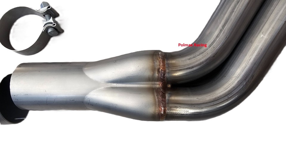 Stainless Power 1-7/8'' headers catted mid-pipes for 2011-23 Challenger ...
