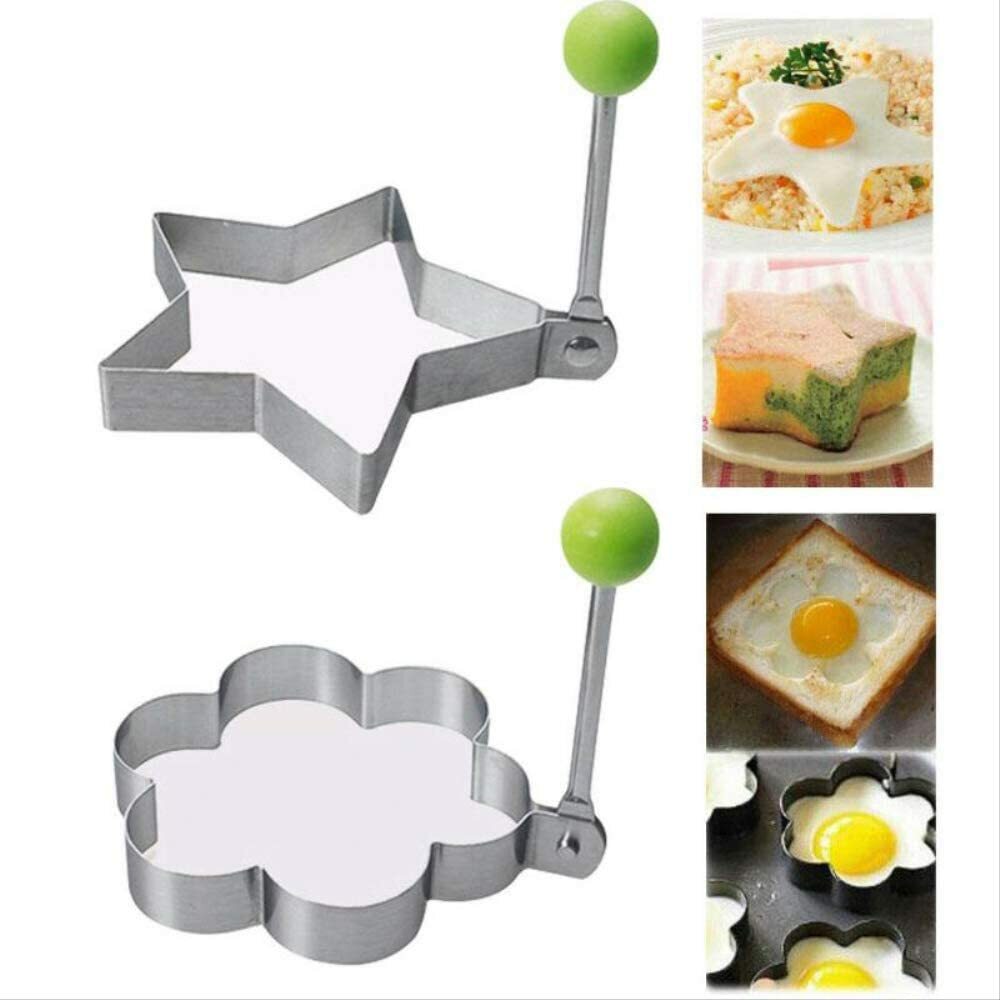 Stainless Steel Frying Pan Fried Egg Pancake Baking Shaper Cooking Ring ...