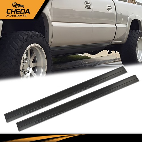 Pair Rocker Panel Covers Rust Guard Fit For 99-06 Chevy Silverado and ...