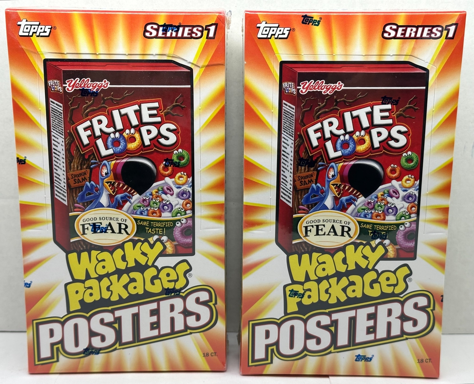 (2) Wacky Packages Series 1 Posters Card Box 18 Packs Topps 2012 | eBay