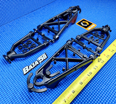 *NEW* FRONT UPPER LOWER ARM SET HPI BAJA 5B 5T FLUX HPI85400 *GENUINE ...