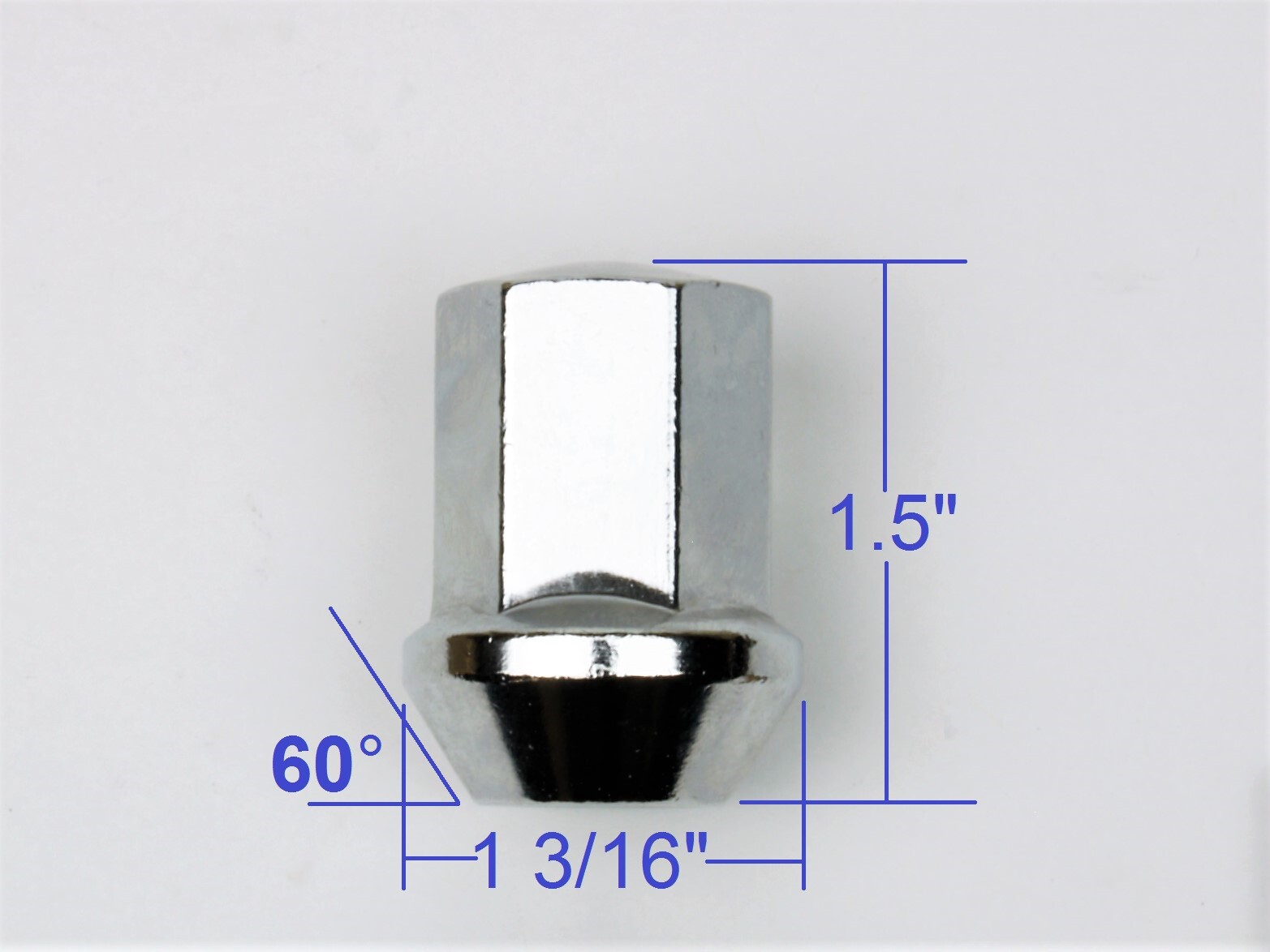 24 Pcs Chrome OEM Lug Nuts 14X1.5 GMC Sierra Chevy OEM Factory Lugs 1.5 ...