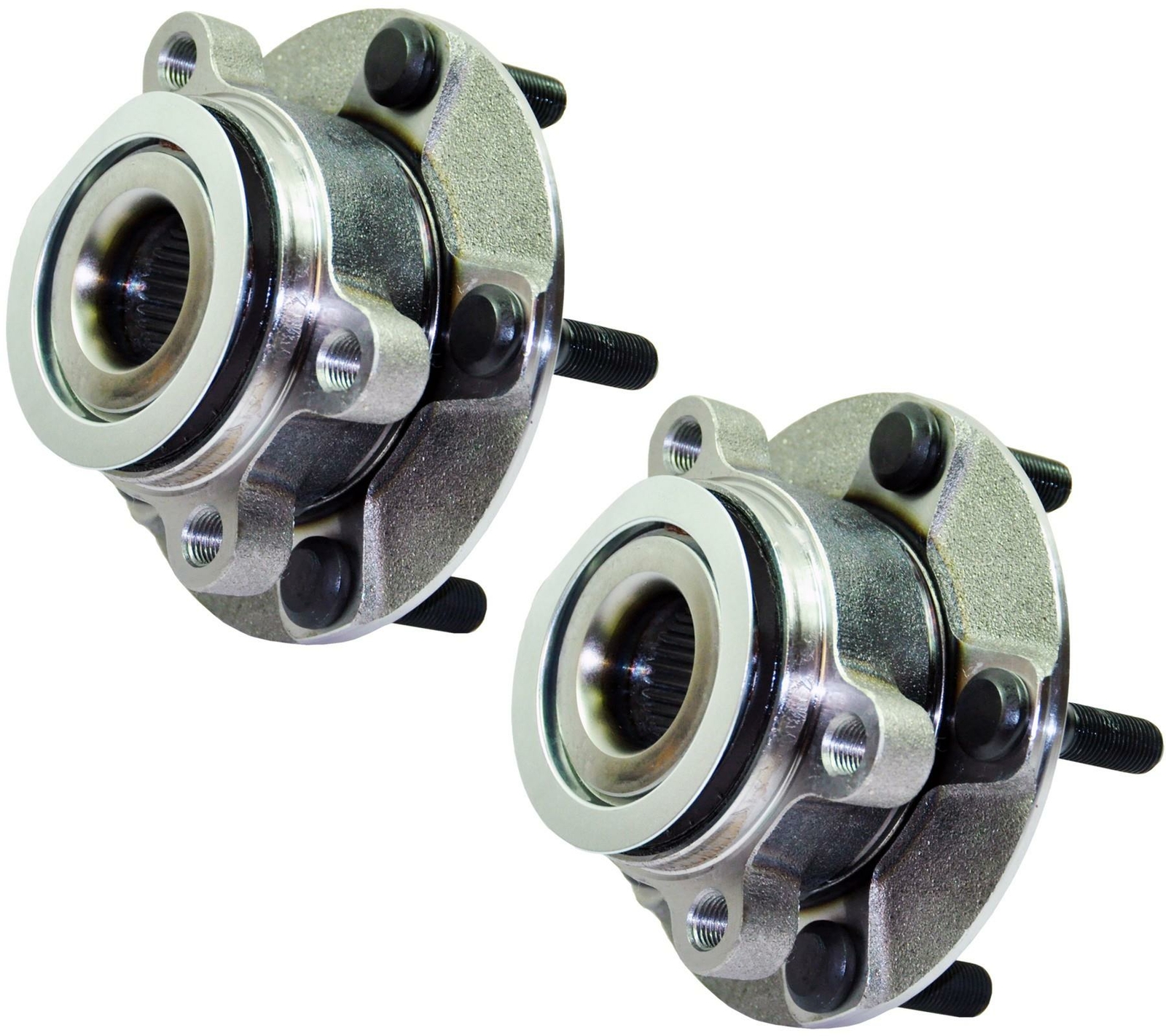 2 x FRONT WHEEL BEARING HUB FOR NISSAN JUKE, QASHQAI, X-TRAIL ...
