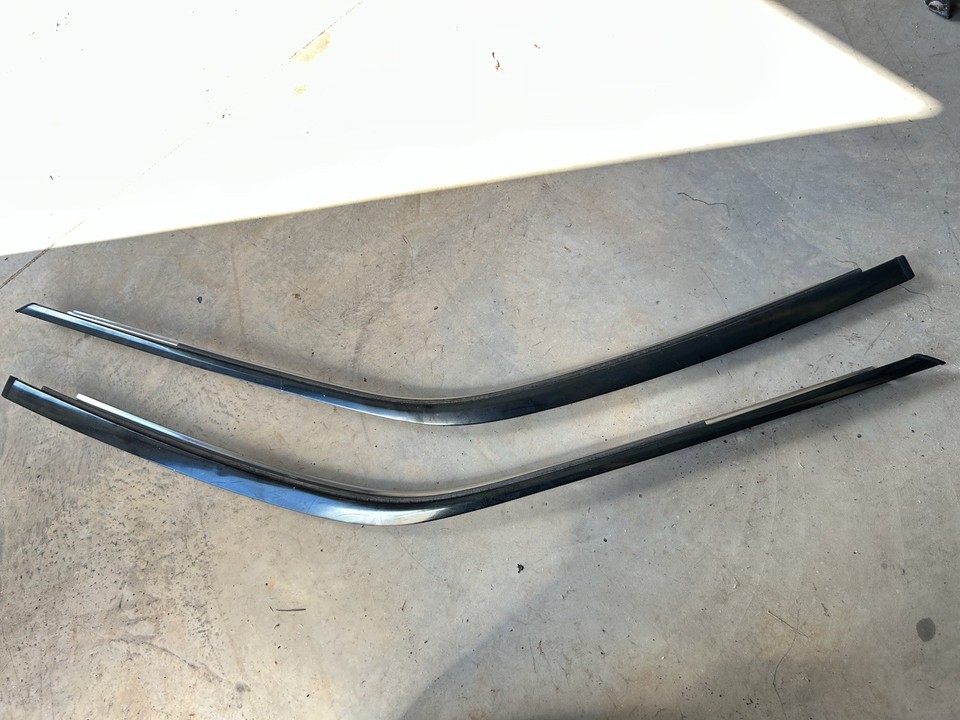 89-94 Nissan 240sx HATCH Pair Exterior Drip Rail S13 Upper Window A ...